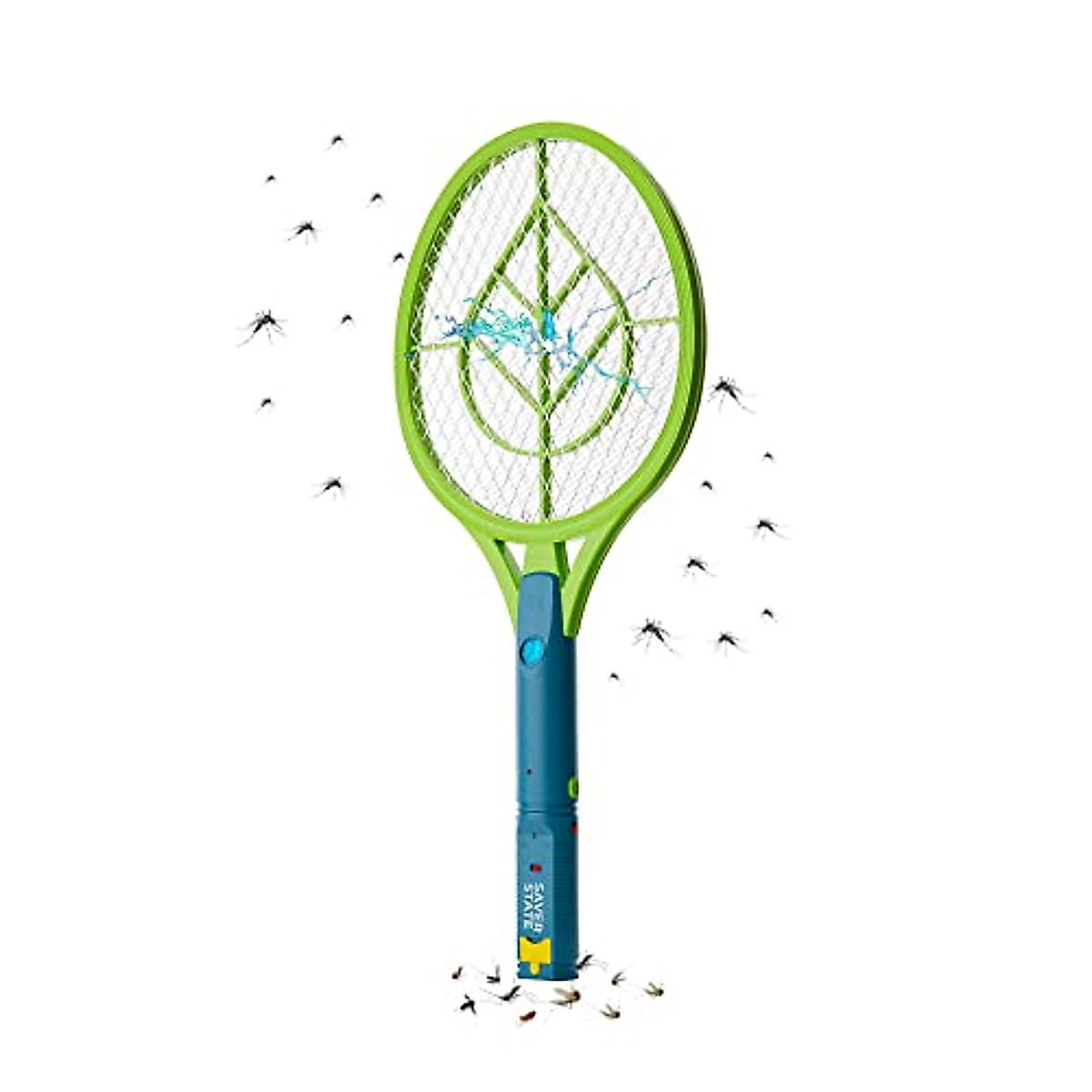 SWAT IT! Bug Zapper Rechargeable Bug Zapper Racket, 4000 Volt, USB Charging Cable, 2 Pack (Large)