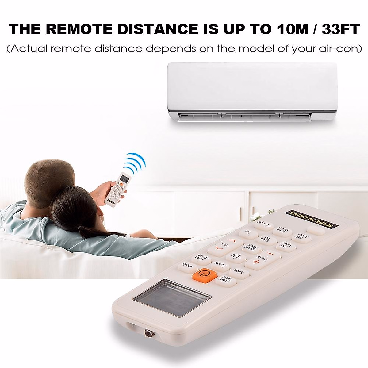 AC Universal Remote Control Replacement for Samsung DB93-11489L DB63-02827A DB93-11115U DB93-11115K KT3X00 Air Conditioner