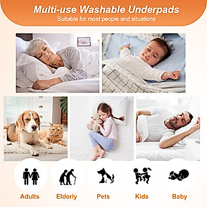 Dog Pee Pads Washable, 65"x48" Large Absorbent Puppy Playpen Pads for Indoors Dogs Potty, Puppy Housebreaking Essentials Waterproof Rugs for Pets, Reusable Bed Pads for Incontinence, Kids, 1 Pack