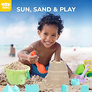 TOY Life Beach Toys for Toddler 1-3 Sand Toys for Kids Beach Toys for Kids Ages 4-8 Sandbox Toys Dump Truck Toy Beach Toys for Kids Ages 8-12 Sand Bucket and Shovel for Kids Sandbox Toys