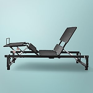 Donext Adjustable Bed Base, Queen Bed Frame, Independent Head and Foot Incline, Quiet Motor, Wireless Remote Control, Electric Bed Base