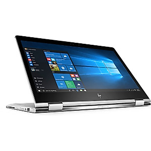 HP 2QU70UT#ABA Elitebook X360 1030 G2 13.3" Flip Design Notebook, Windows, Intel Core I7 2.7 Ghz, 8 GB Ram, 512 GB SSD, Silver