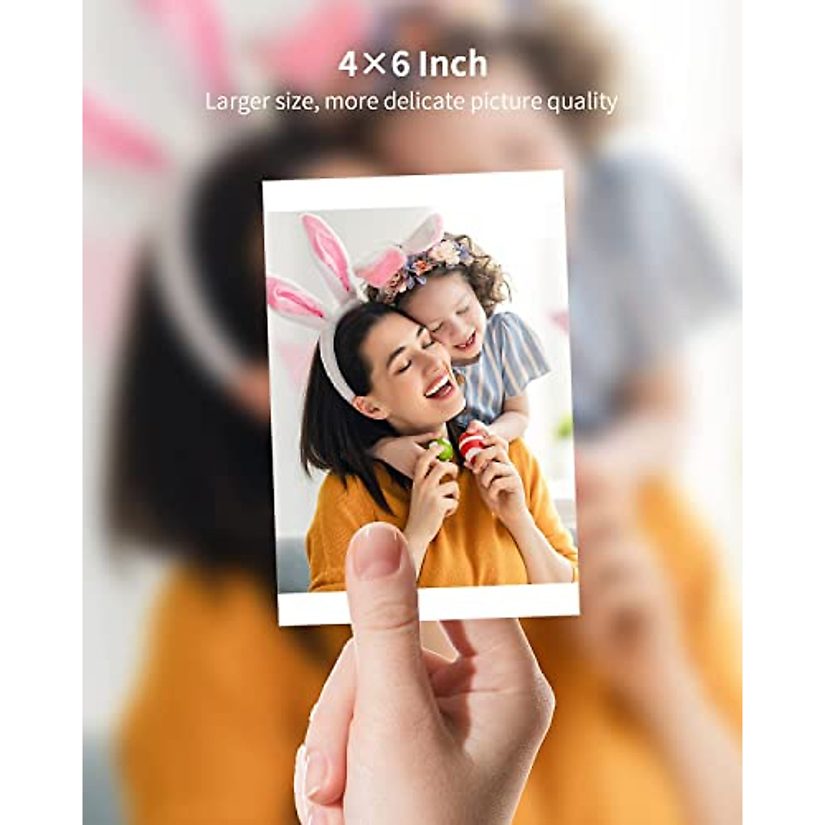 Bluetooth Photo Printer 4×6’’, Portable Instant Picture Printer for iPhone/Smart Phone, Compatible with iOS and Android Device