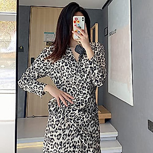 Leopard Silicone Airpods Case, Gawnock Soft Case Cover Flexible for Airpods 2nd/1st Generation Floral Print Cover for Women Girls with Keychain - Gray Leopard Cheetah