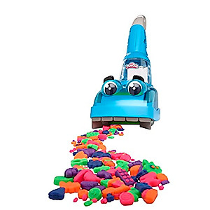Play-Doh Zoom Vacuum and Cleanup Toy, Kids Cleaner with 5 Cans