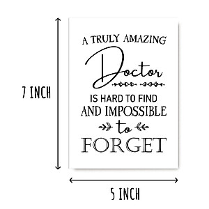 EruditeGifts Funny Appreciation Card - Thank You Card For Doctors - Hilarious Birthday Card - Gift Card For Doctor Him Her