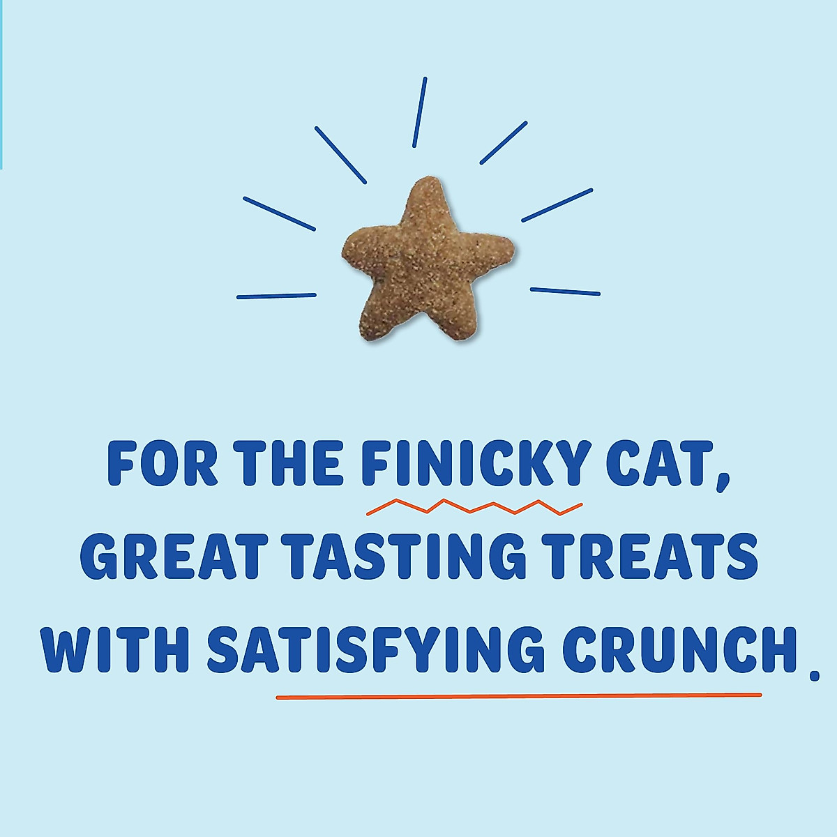 Shameless Pets Crunchy Cat Treats - Kitty Treats for Cats with Skin & Coat Support, Natural Ingredients Kitten Treats with Real Salmon, Healthy Flavored Feline Snacks - Yam Good Salmon, 1-Pk