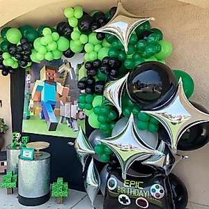 Silver Star Balloons,10Pcs Quadrangle Star Balloons,Four Angle Star Shaped Helium Mylar Balloons for Brithday,Engagement,Graduation,Wedding Party Decorations