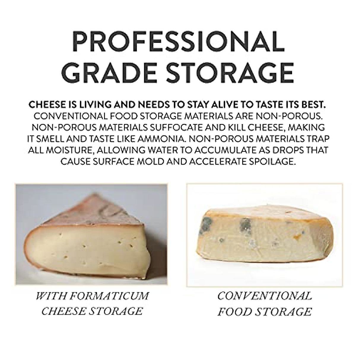 Formaticum Cheese Storage Bags with Storage Paper & Adhesive Labels - Wax Paper Bags & Paper - Cheese Paper for Wrapping Cheese - Porous Brown Paper Bags 6 x 11 (15 x Bags, Sheets & Labels)