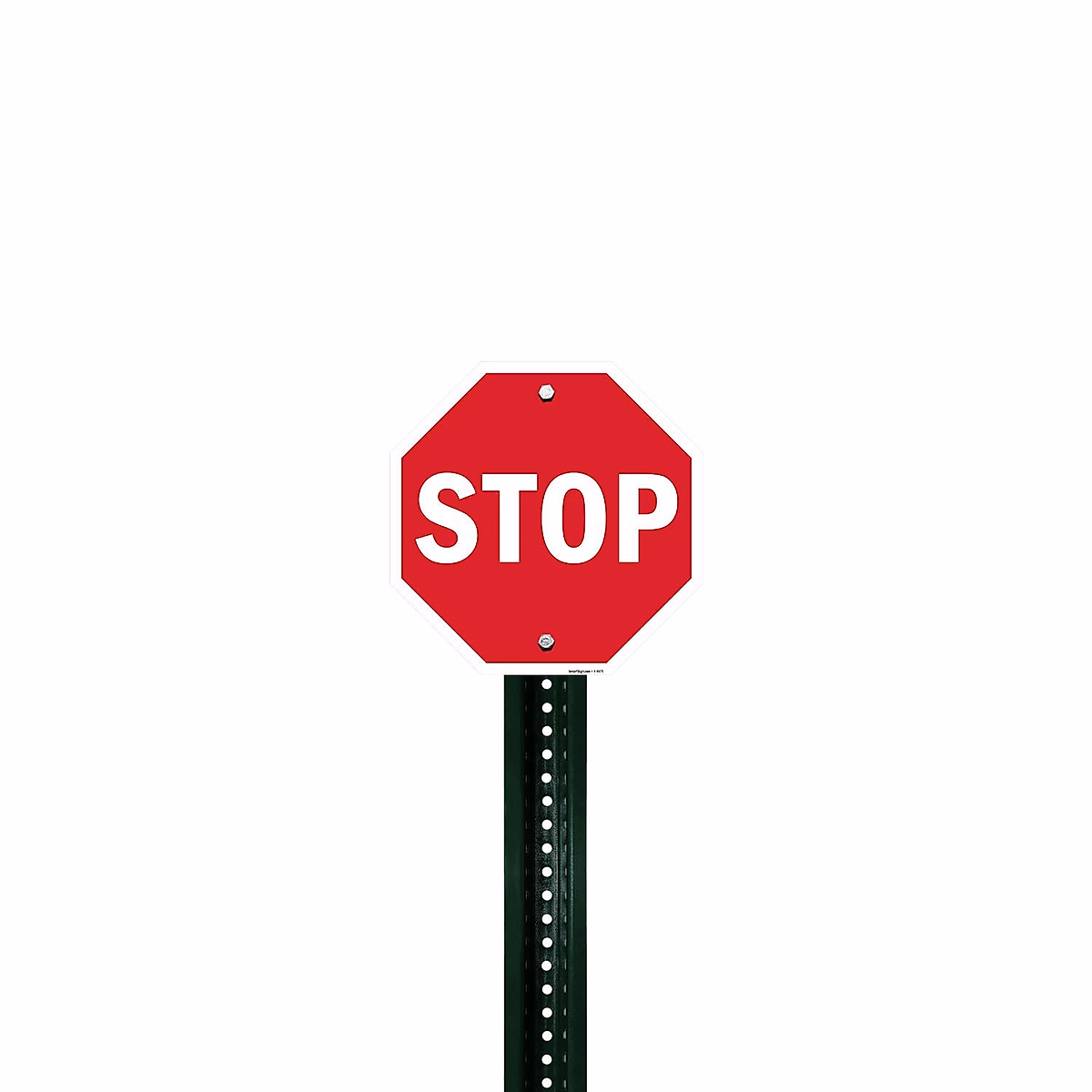 SmartSign "STOP" Sign | 10" x 10" Plastic