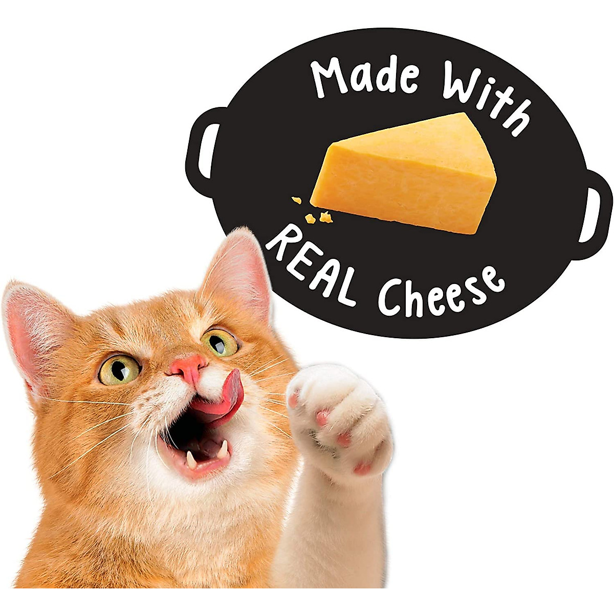 Aurora Pet Bundle (2) Friskies Party Mix Cheese Craze Cat Treats (20-oz Each) with AuroraPet Wipes