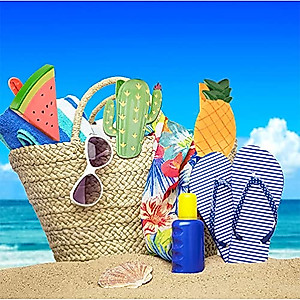 4pcs Beach Towel Clips Chair Cruise Holder Watermelon Shaped Towel Clips Holder Beach Essentials for Beach Chair Pool Chairs