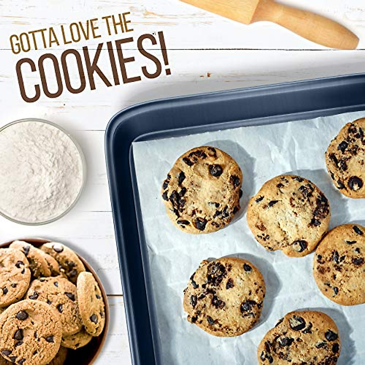 NutriChef Kitchenware Pots & Pans Set – High-qualified Basic Kitchen Cookware Set, Non-Stick (20-Piece Set)