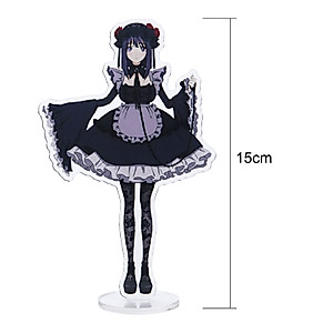 URAQT My Dress Up Darling Stand 5pcs Set, Marin Kitagawa Cosplay Acrylic Stands Model Plate Fans Gift Collection Props