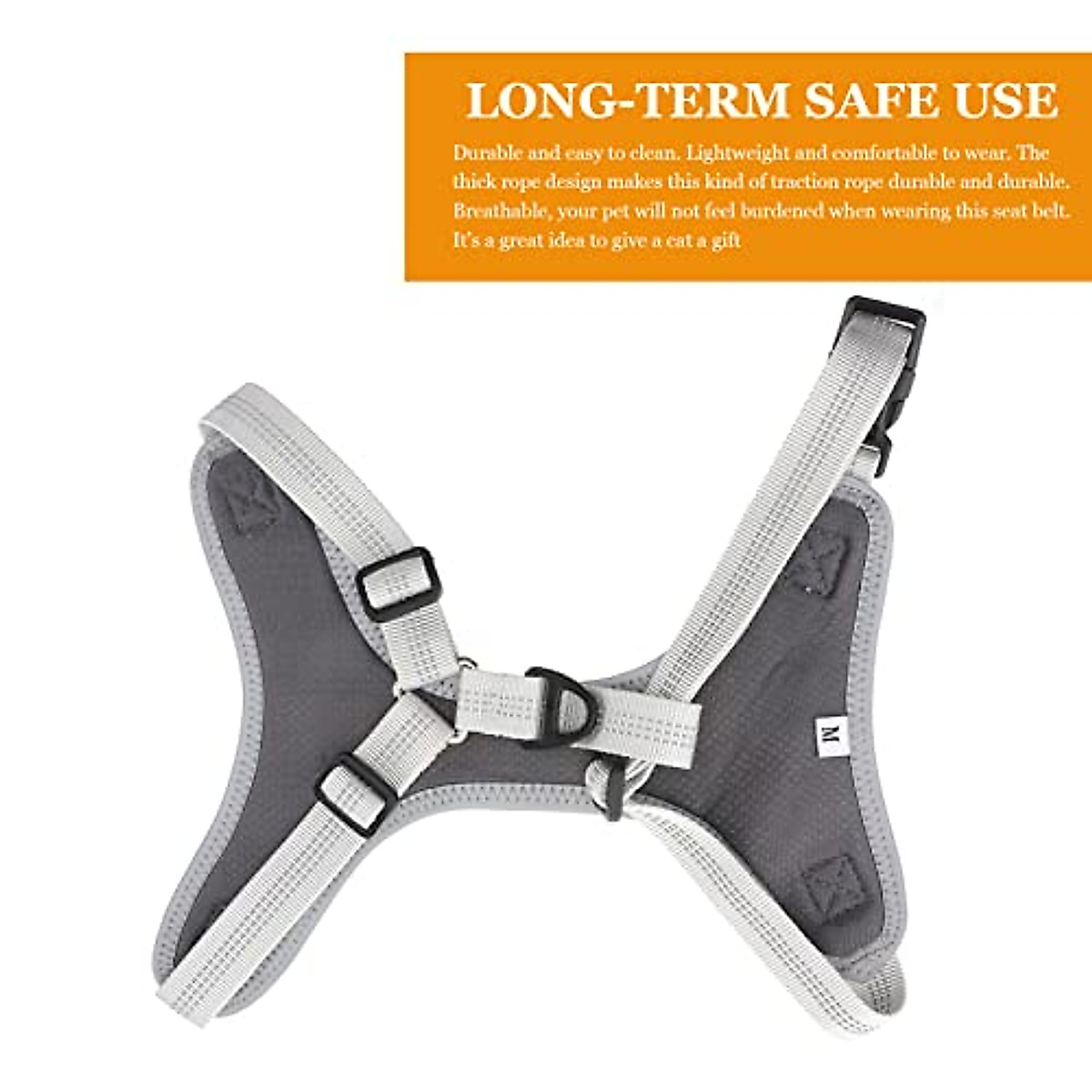 POPETPOP Reflective Vest Dog Harness - Reflective Breathable Soft Air Mesh Puppy No Pull Vest Harnesses - Escape Proof Pet Adjustable Harness for Small and Medium Dogs Small Dog Harness