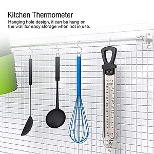 HENGHUAsm Candy Thermometer Fahrenheit Celsius Double Scale Display- Household Kitchen Hanging Candy Thermometer - for Cooking Food Candy, BBQ Grill, Liquids-Accurately Measures Temperature