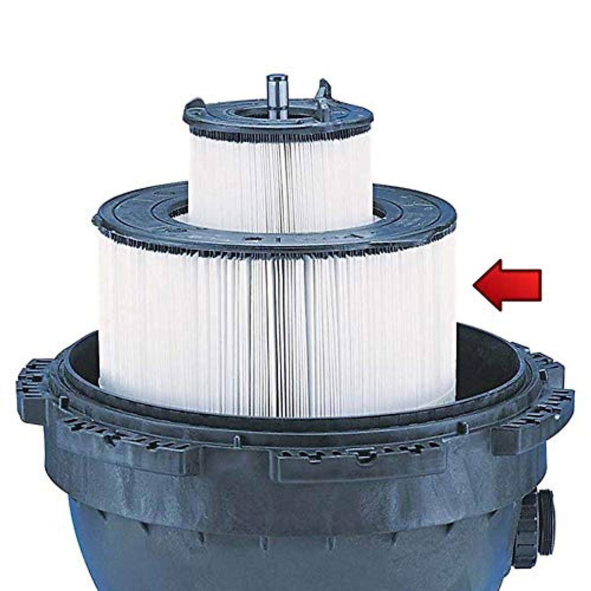 Sta-Rite 250220201S Large Outer Swimming Pool Filter + 250210200S System 3 Small Inner Replacement Filter Cartridge