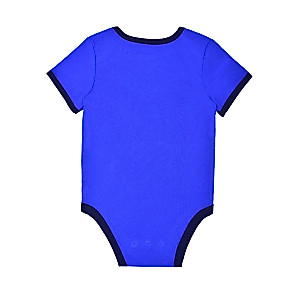 Disney Baby-Boys Donald Bodysuit and Bib, Red, 6-9 Months (Pack of 3)