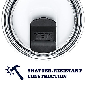 YETI Rambler 14 oz Mug, Vacuum Insulated, Stainless Steel with MagSlider Lid, Aquifer Blue