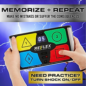 Paladone Reflex Shocking Memory Game - Electronic Memory Game with a Shock | Amazon Exclusive