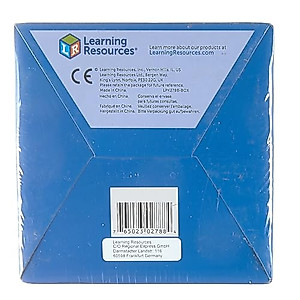 Learning Resources Primary Science Jumbo Test Tubes with Stand, Set of 6 Tubes, Ages 3+,Multi-color