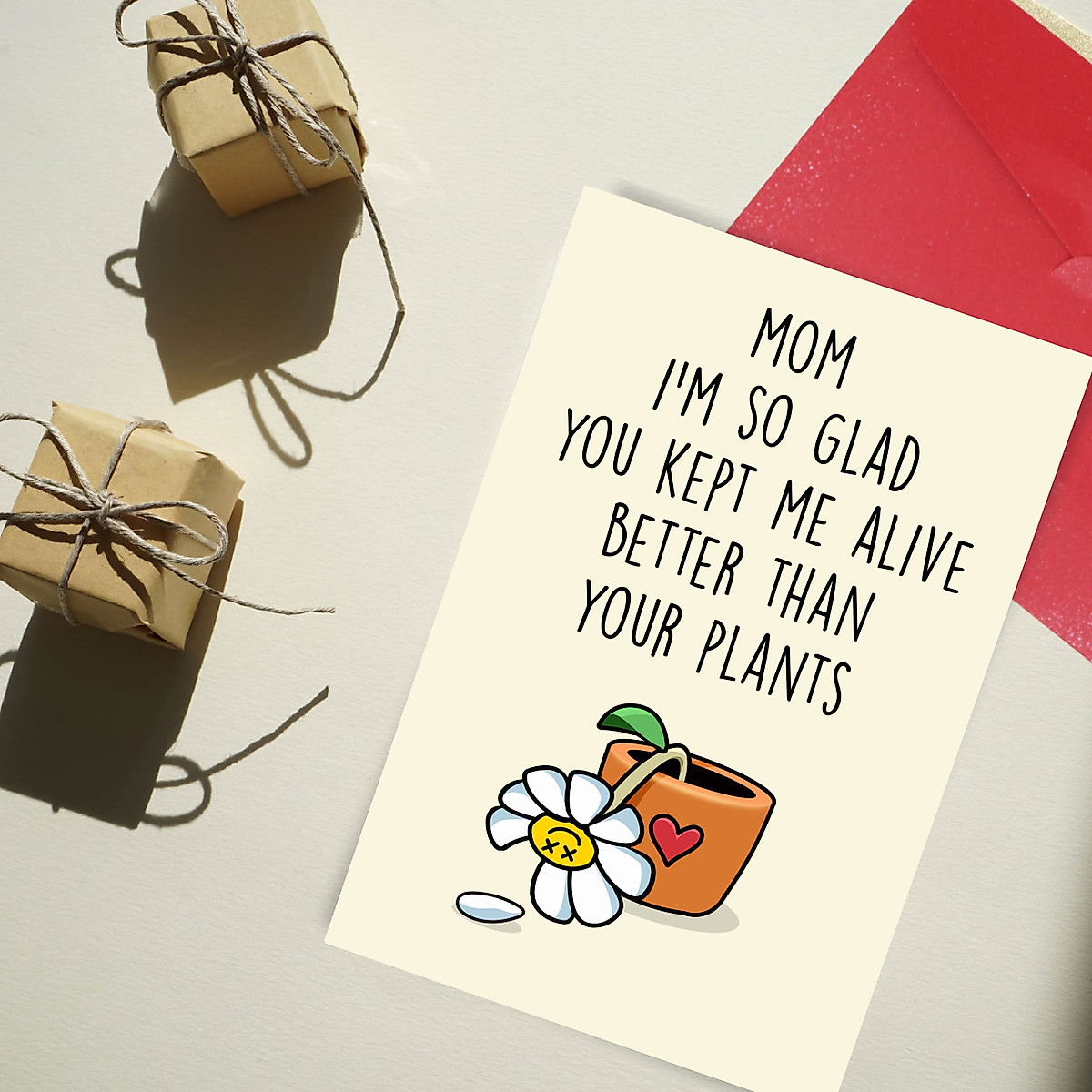 Cheerin Greeting Card with Envelope - Sweetest Day Card for Her - Romantic Birthday Card - Appreciation Card for Mom, Grandmas