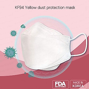 [Pack of 25] VATTNIG Korean Face Mask – Soft and Durable Korea Face Mask for Adults – Protective Health Face Mask for Dust and Smoke – 4-Layer Protective Filter – Ideal Fit for Comfortable Wear [Individually packaged] BLACK