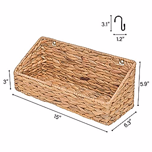 StorageWorks Hand-Woven Storage Baskets Set