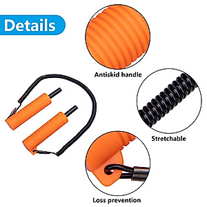 Retractable Ice Awls,Ice Fishing Safety Picks,Ice Breaking Accessories for Ice Fishing,Skating Or Walking On Ice (1pc)