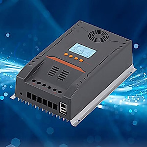 Wene K100 MPPT Solar Controller, 100A Solar Panel Charging Regulator with Screw for Outdoor Monitoring for Communication Base Station