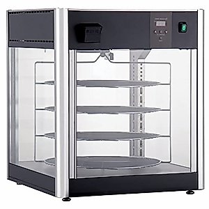Winco EDM-1K Pizza Warmer, 18", Black