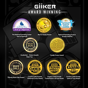 GiiKER Super Blocks Pattern Matching Puzzle Games, Original 1000+ Challenges Brain Teaser Toys for Kids & Teens, Easter Basket Stuffers Birthday Gifts for Boys Girls, Travel Games for Road Trips