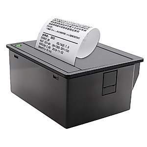 HXBER Thermal Printer, 80mm Embedded Thermal Printer Module with TTL+RS232+USB Connections Supports ESC/POS Commands 72mm Printing Width 180mm/s Speed Auto Paper Cutter Compatible with Windows Linux