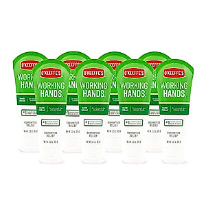 O'Keeffe's K0290004-8 Working Hands Hand Cream Tube (8 Pack), 3 oz