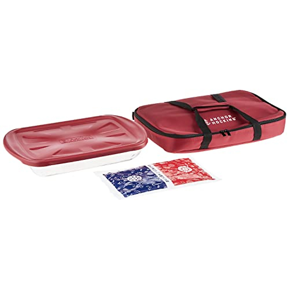 Anchor Hocking Essentials Tote Set with Embrace Lid (Set of 4)