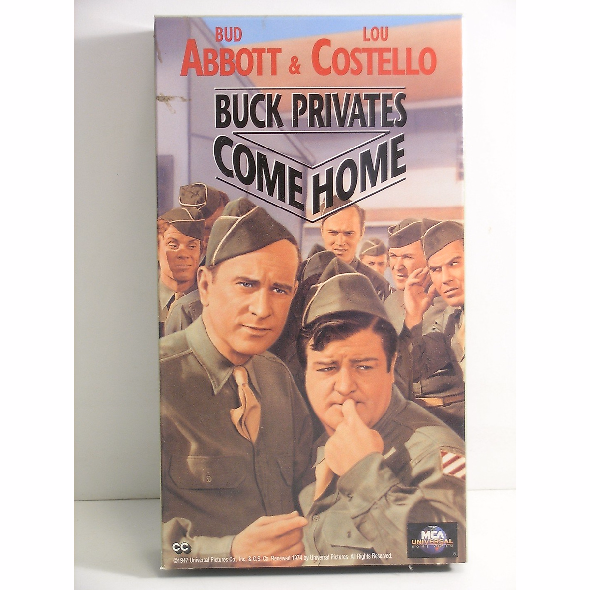 Bud Abbott & Lou Costello In Buck Privates Come Home---VHS Video tape