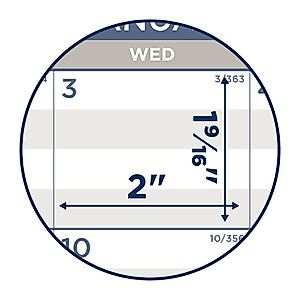 2024 AT-A-GLANCE® Multi-Schedule Vertical Monthly Wall Calendar, 15" x 12", January to December 2024, PM22MS28