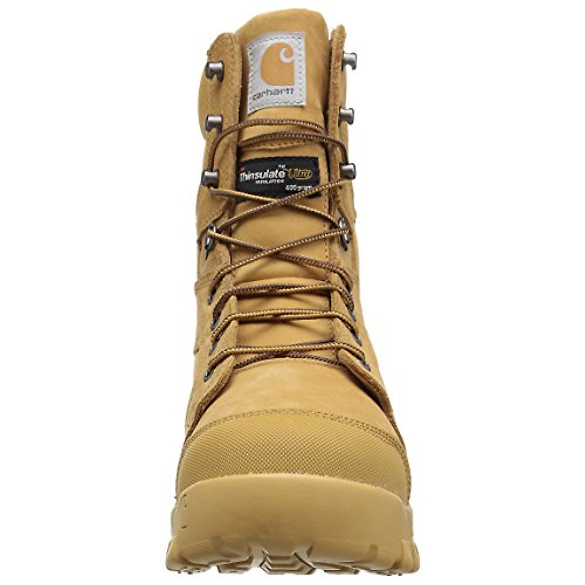 Carhartt mens Cmf8058 Rugflx 8" Wheat Soft Work Boot, Wheat, 9.5 US