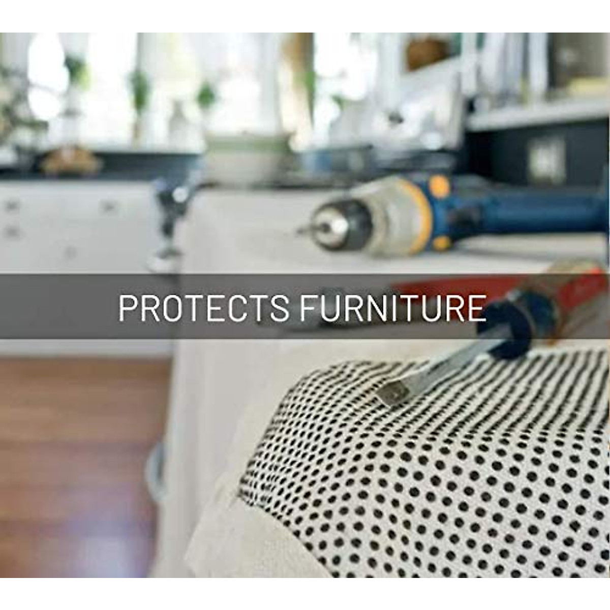 CoverGrip 8 oz Canvas Safety Drop Cloth, 3.5' x 12'