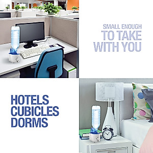 Bell+Howell Sonic Breathe Water Bottle Humidifier, Easy to Use Small Humidifier, No Leak Portable Humidifier, Mini Humidifier, Travel Humidifier, Personal Humidifier and Desk Humidifier as Seen on TV