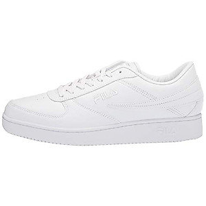 Fila Men's A-Low Sneaker, White/White/White, 14