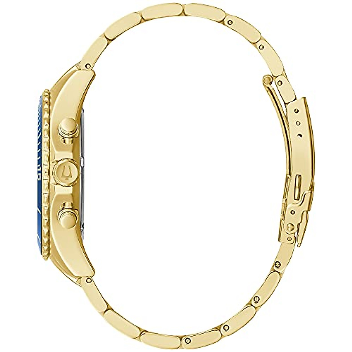 Bulova Men's Classic Sport 6-Hand Chronograph Quartz Watch, Calendar Date, Luminous Hands and Markers, 100M Water Resistant, 44mm