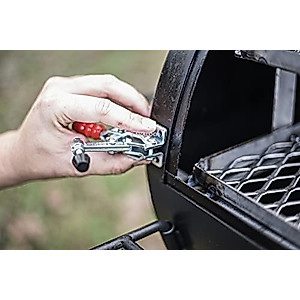 Total Control Offset Smoker Mod Kit for Oklahoma Joe's, and Most Other Offset Smokers Includes Gaskets, Lid Latches and Charcoal Basket (for Oklahoma Joe's Highland)