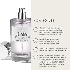 No. 114 Chai Épicé Hair and Body Mist - Sea Salt, Ginger Flower, Almond Crème - Gourmand by Tru Fragrance and Beauty