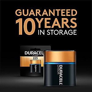 Duracell 223-6V Lithium-Battery, 1 Count Pack, 223 6 Volt High Power Ultra Lithium-Battery, Long-Lasting for Video and Photo-Cameras, Lighting Equipment, and More