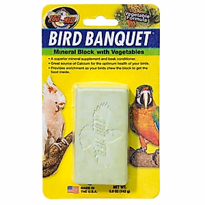 Zoo Med Vegetable Bird Banquet Block, Small