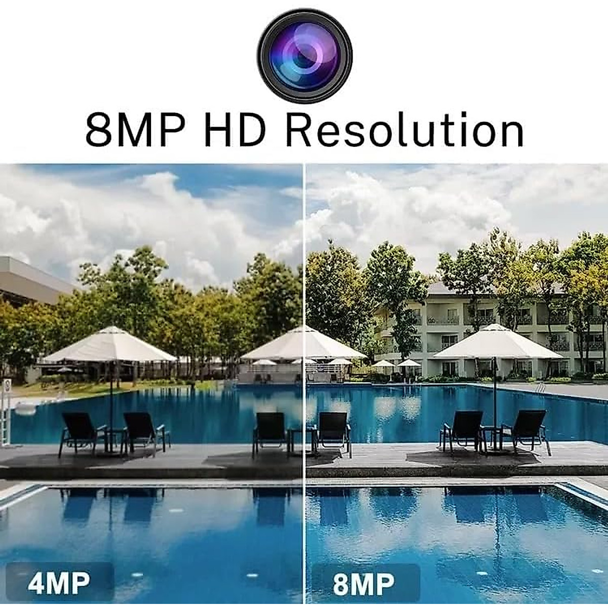 Hikvision DS-2CD2385G1-I 2.8mm 8MP 4K Powered-by-DarkFighter IR Fixed Turret Network Camera POE Night Version IP67 H.265+ English Version IP Camera