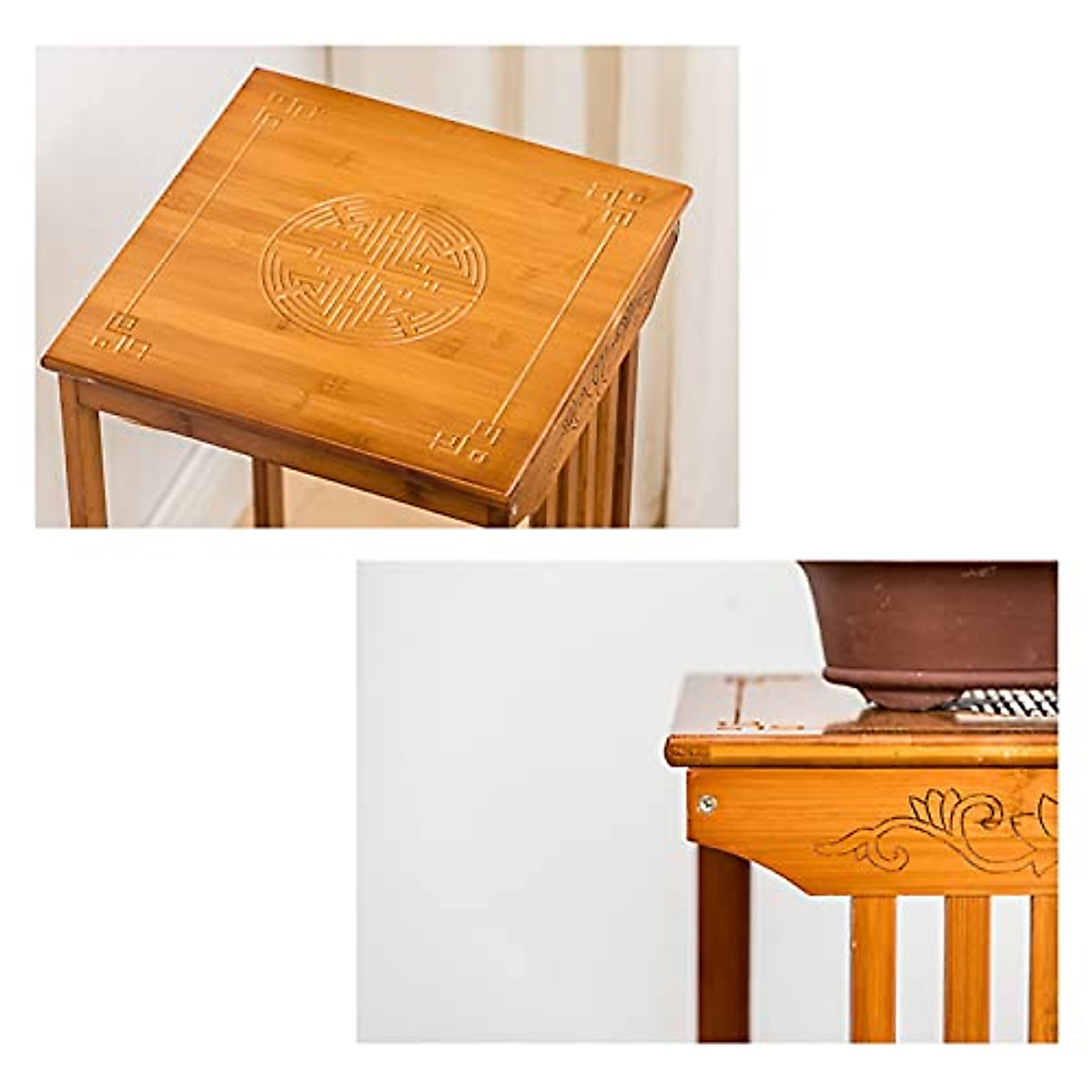 Bonsai Base Stand Plant Display Stand Indoor Tall Plant Stand Table for Corner Plant Holder Display Rack Display Stand Base (Size : Small)