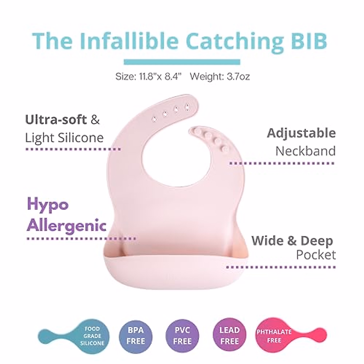 Lilow Silicone Baby Feeding Set | Baby Led Weaning Supplies | Suction Baby Plates and Bowls Set Bib Tiny Cup Spoon and Fork| First Stage Baby Dishes | Self Feeding Utensils Set for Eating Solid Food