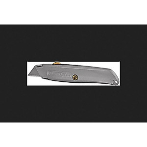 Stanley Tools Classic 99 10-099 Utility Knife 6 In L, Gray Straight, High Carbon Steel Includes: (3) Three Heavy Duty Blades (6 Pack)